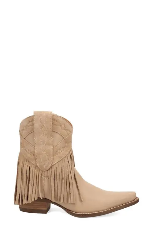DINGO Last Ride Fringe Western Boots - Sand