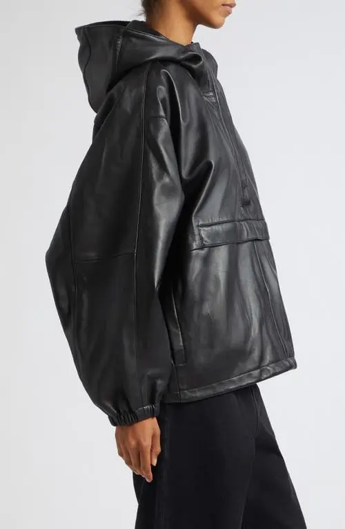 RÓHE Oversized Leather Anorak
