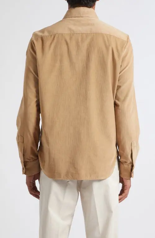 Moncler Cotton Corduroy Snap-up Shirt