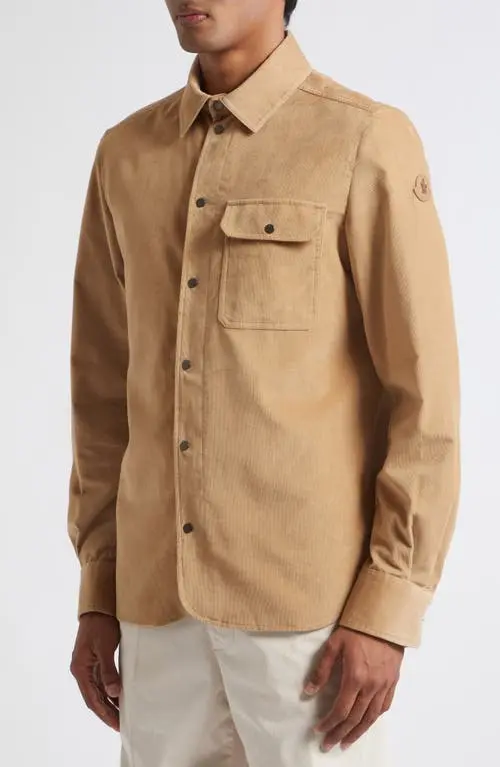 Moncler Cotton Corduroy Snap-up Shirt