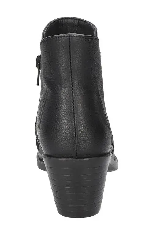 EASY WORKS BY EASY STREET Berwick Ankle Boot - Black Pebbled