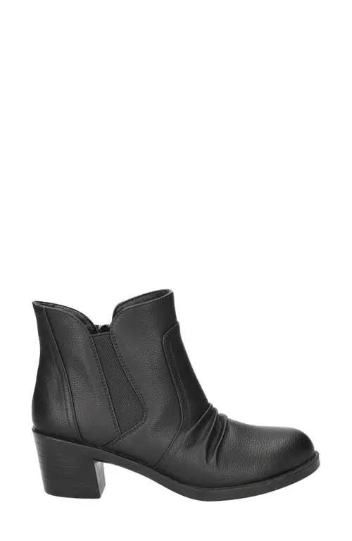 EASY WORKS BY EASY STREET Berwick Ankle Boot - Black Pebbled