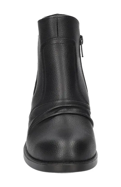 EASY WORKS BY EASY STREET Berwick Ankle Boot - Black Pebbled