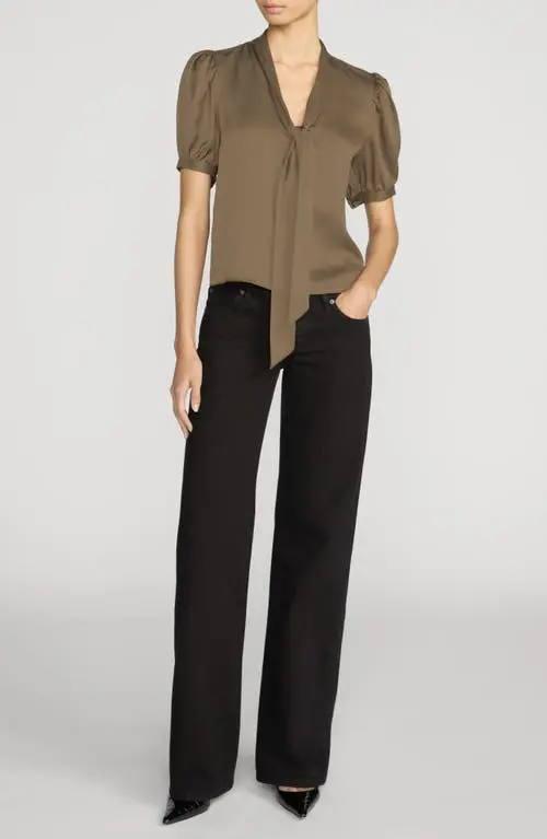 FRAME The Sonnet Silk Top