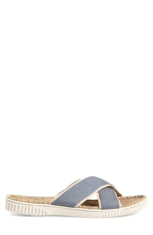 SOLSTITCH Marlin Slide Sandal - Blue