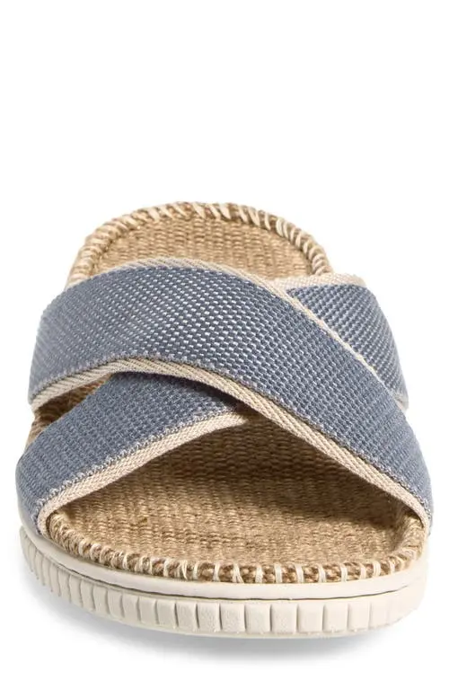 SOLSTITCH Marlin Slide Sandal - Blue