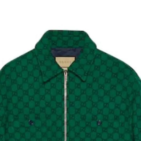 Gucci Gg Wool Flannel Padded Jacket