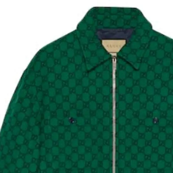 Gucci Gg Wool Flannel Padded Jacket