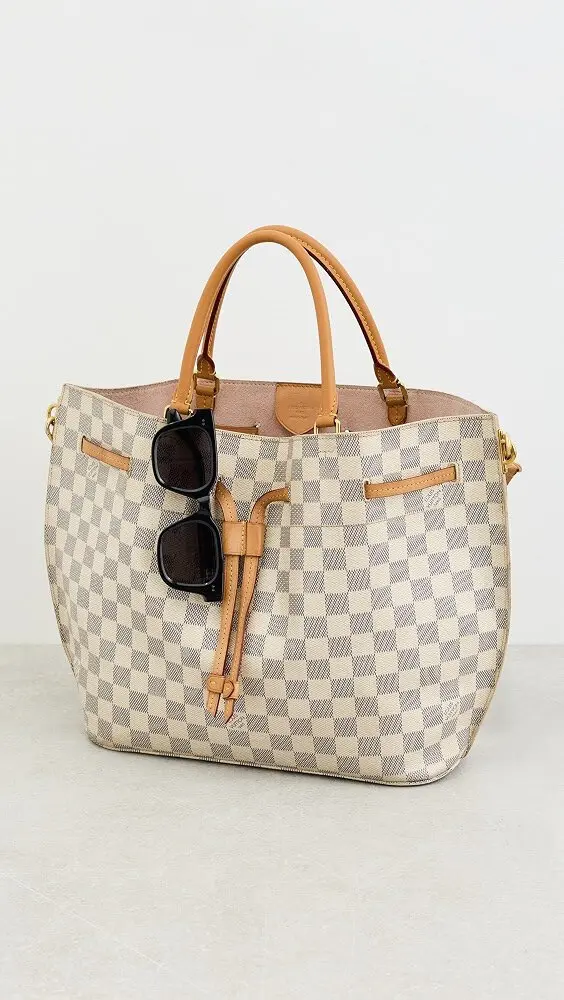Shopbop Louis Vuitton Girolata Damier Azur Handbag Mm