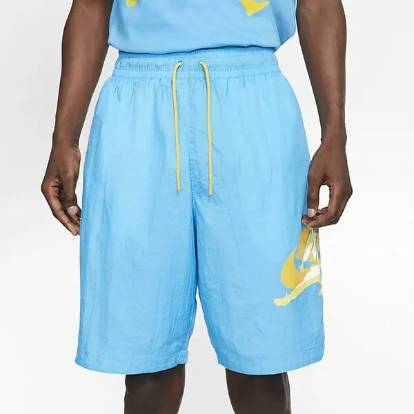 Nike Jumpman 9 Poolside Shorts - Equator Blue/amarillo