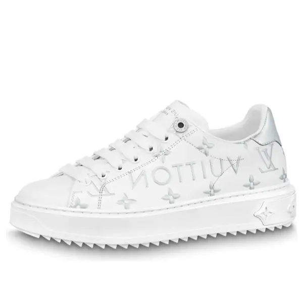 LOUIS VUITTON Time Out Sneakers - White/silver