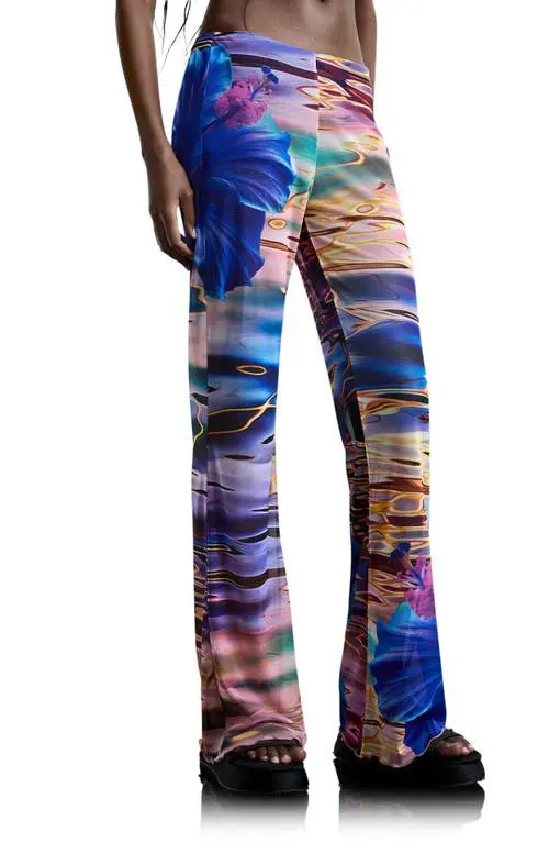 Desigual Printed Flare Pants