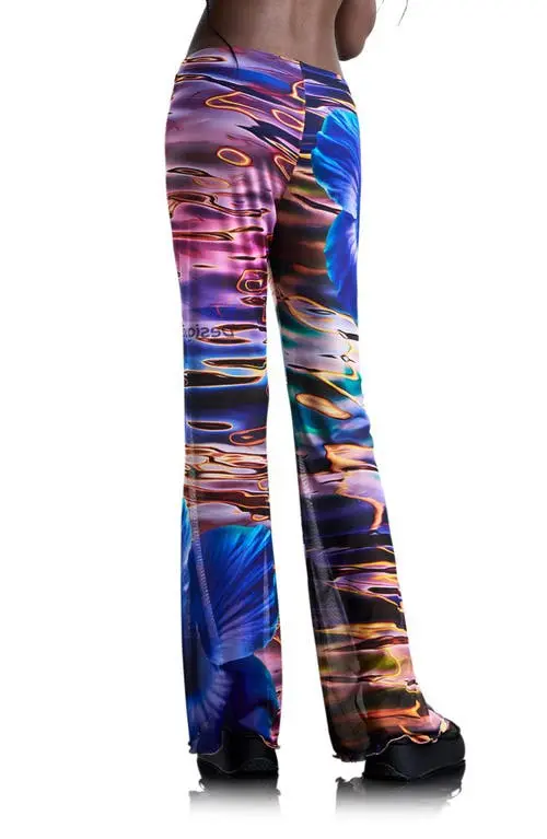 Desigual Printed Flare Pants