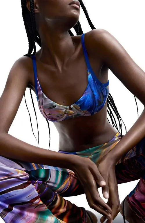 Desigual Printed Flare Pants