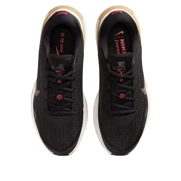 Nike Journey Run 'black Fusion Red Sail - Black/fusion Red/sail