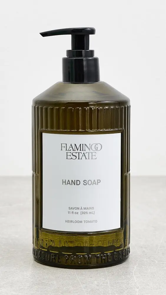 FLAMINGO ESTATE Heirloom Tomato Glass Hand Soap - Green