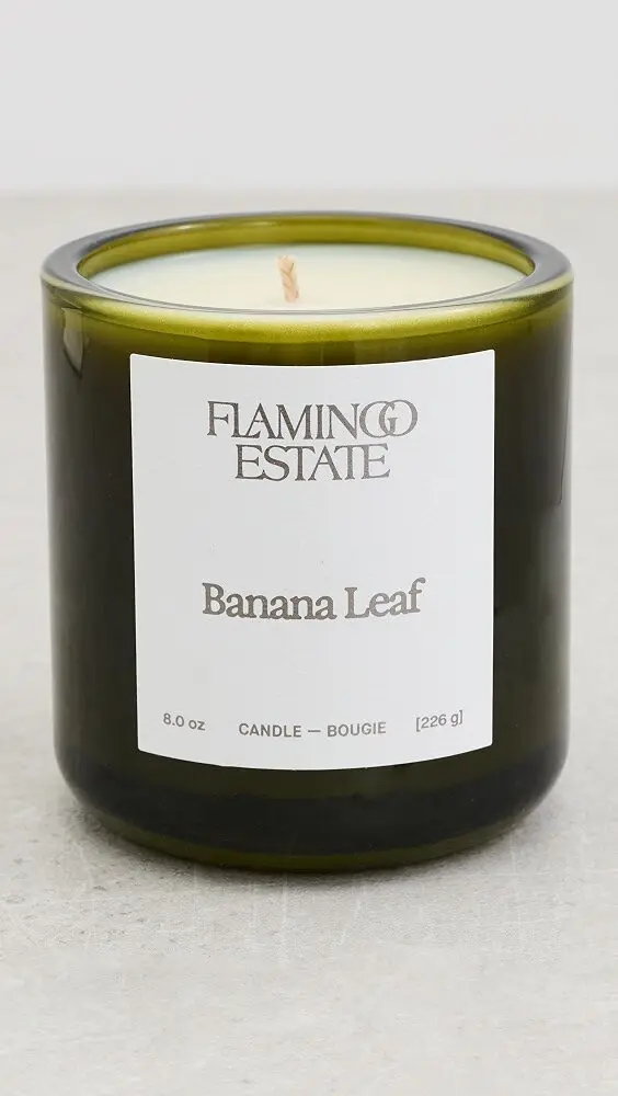 FLAMINGO ESTATE Banana Leaf Candle