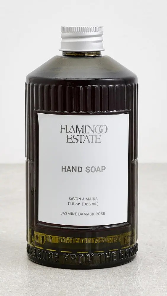 FLAMINGO ESTATE Jasmine Damask Rose Glass Hand Soap