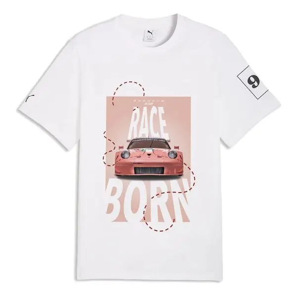 PUMA Porsche Legacy Sau T-shirt White - Puma White