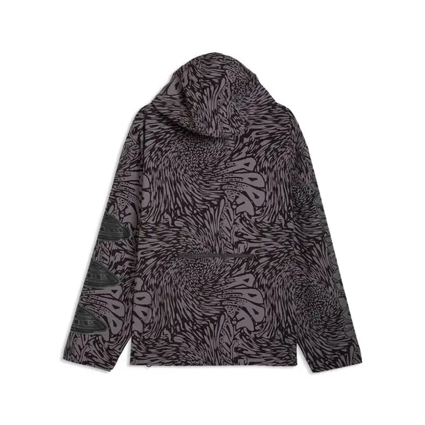 PUMA Melo World Packable Windbreaker 'crystal Black Aop - Crystal Black/aop