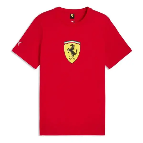 PUMA X Scuderia Ferrari Colored Shield T-shirt - Rosso Corsa