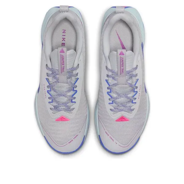 Nike Juniper Trail 3 Athletic Sneakers - Grey Fog/sapphire/glacier Blue