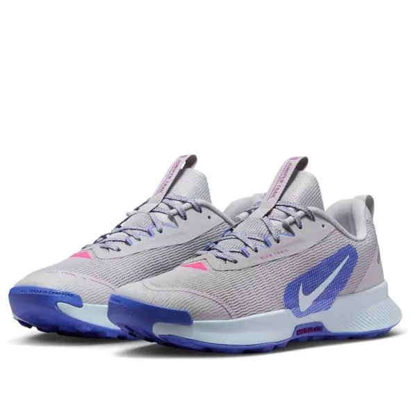 Nike Juniper Trail 3 Athletic Sneakers - Grey Fog/sapphire/glacier Blue