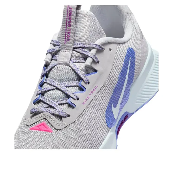 Nike Juniper Trail 3 Athletic Sneakers - Grey Fog/sapphire/glacier Blue