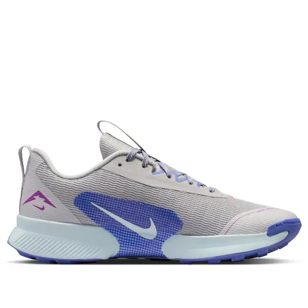 Nike Juniper Trail 3 Athletic Sneakers - Grey Fog/sapphire/glacier Blue