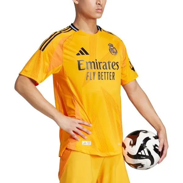 Adidas Real Madrid 24/25 Authentic Jersey - Crew Orange