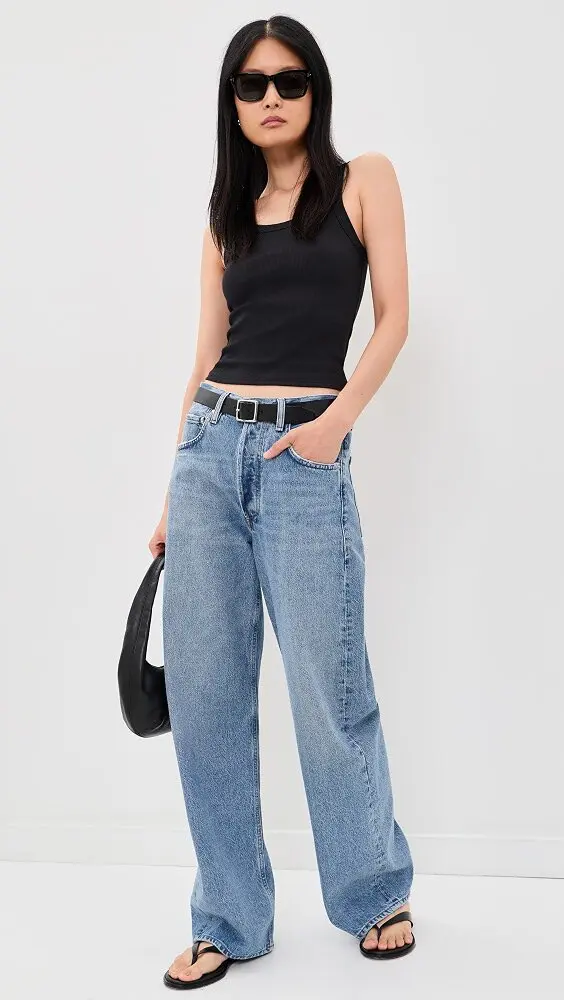 REFORMATION Calie Ribbed Tank