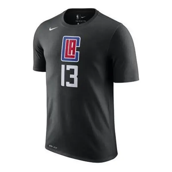 Nike Nba Los Angeles Clippers T-shirt 'paul George 13 - Black/multi-color
