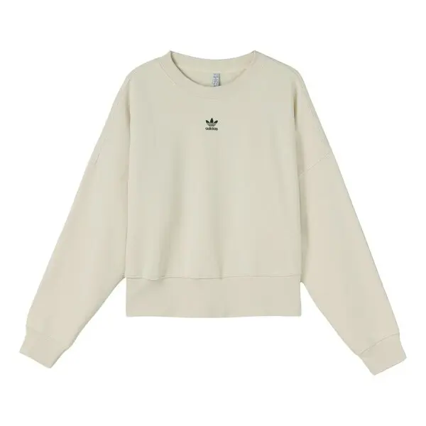 Adidas Adicolor Crew Neck Sweatshirt - Beige