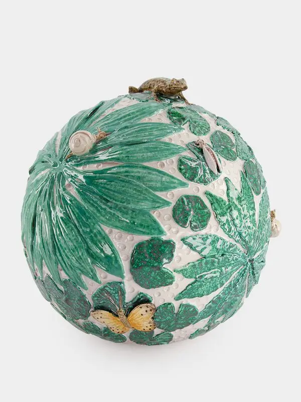 CERAMICA ND DOLFI Prato Ceramic Decorative Sphere