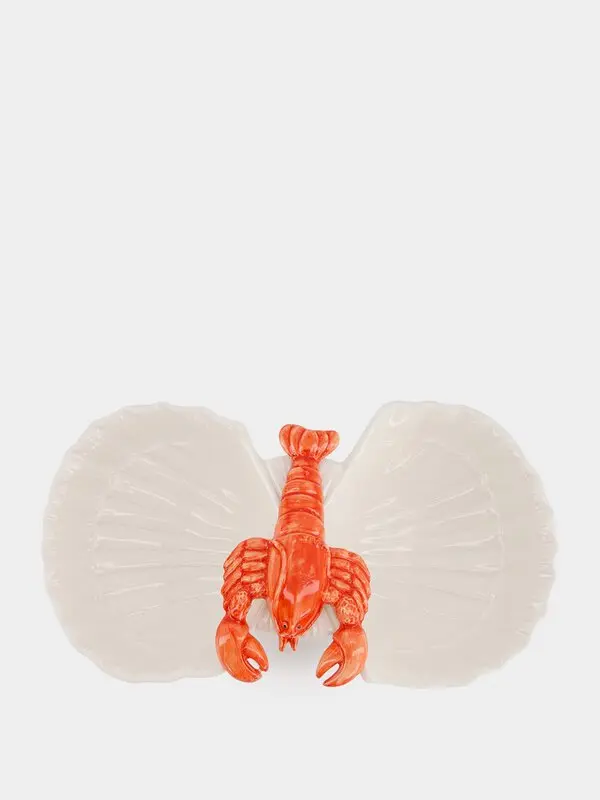 LES-OTTOMANS Lobster Ceramic Serving Plate