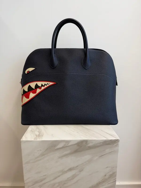 Hermès Bolide Shark Togo Leather Bag - Multi