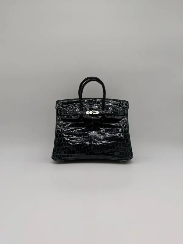 Hermès Birkin Vert Cypress Shiny Nilo Palladium Hardware