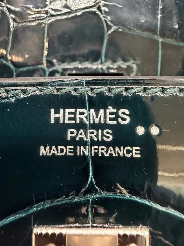 Hermès Birkin Vert Cypress Shiny Nilo Palladium Hardware