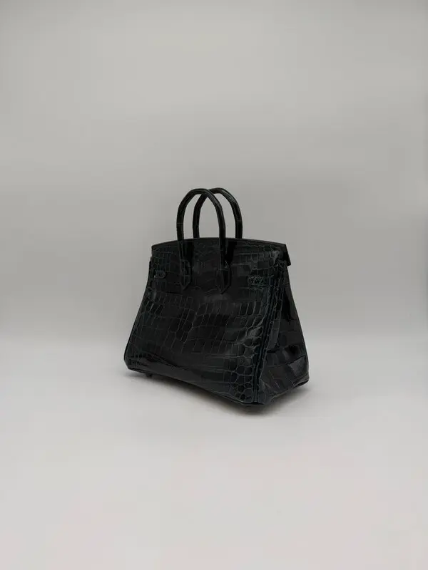 Hermès Birkin Vert Cypress Shiny Nilo Palladium Hardware