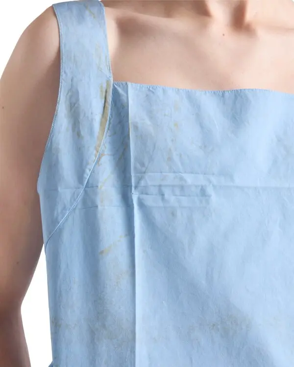 Prada Cotton Top With Artisan Treatment