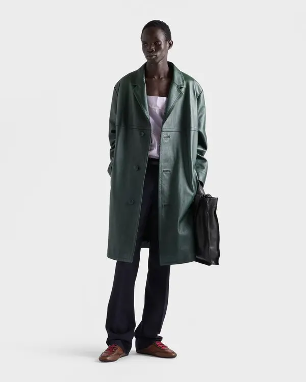 Prada Leather Coat