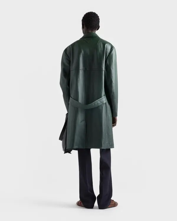 Prada Leather Coat