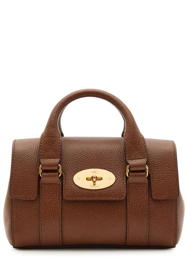 Mulberry Bayswater Heritage Mini Grained Leather Cross-body Bag