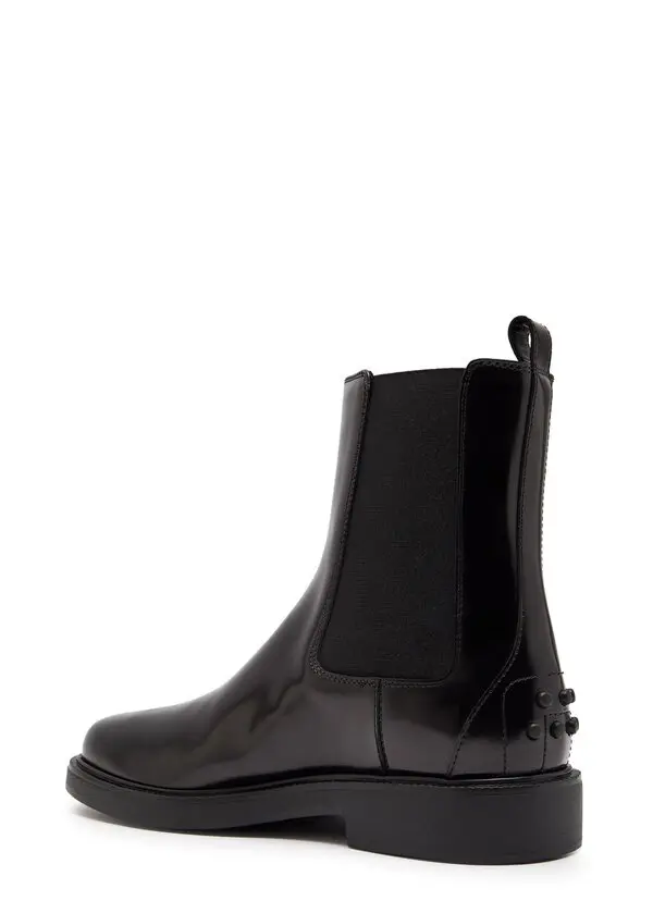 TOD'S Gomma 20l Patent Leather Chelsea Boots