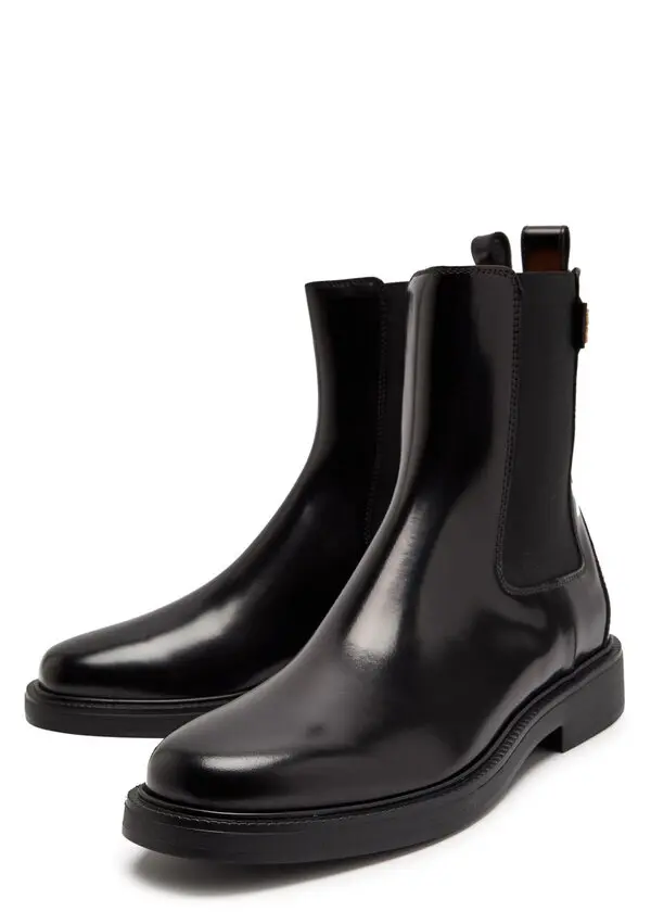TOD'S Gomma 20l Patent Leather Chelsea Boots