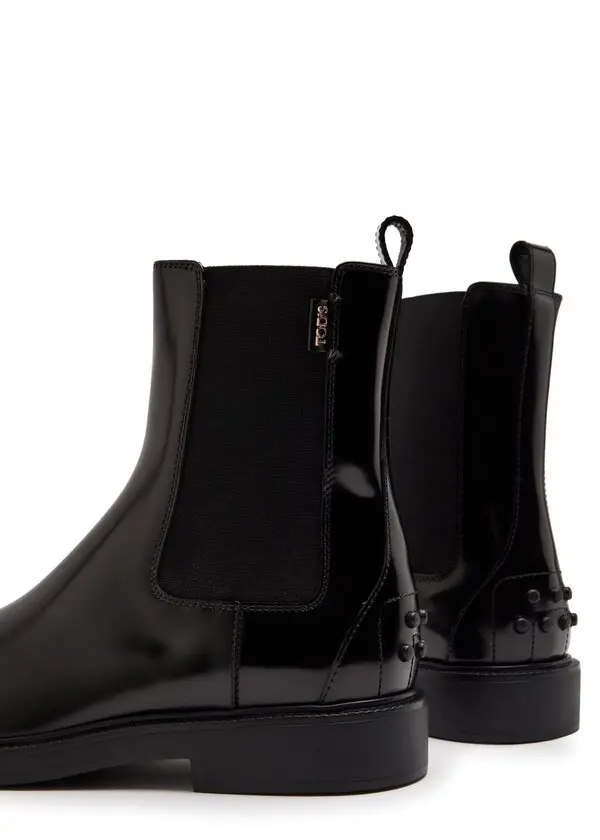 TOD'S Gomma 20l Patent Leather Chelsea Boots