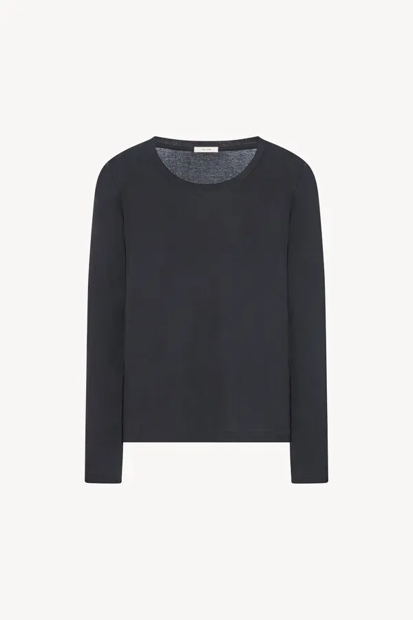 THE ROW Kalto Long Sleeve T-shirt - Black
