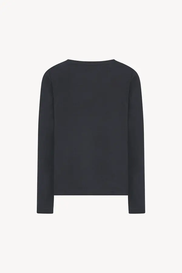 THE ROW Kalto Long Sleeve T-shirt - Black