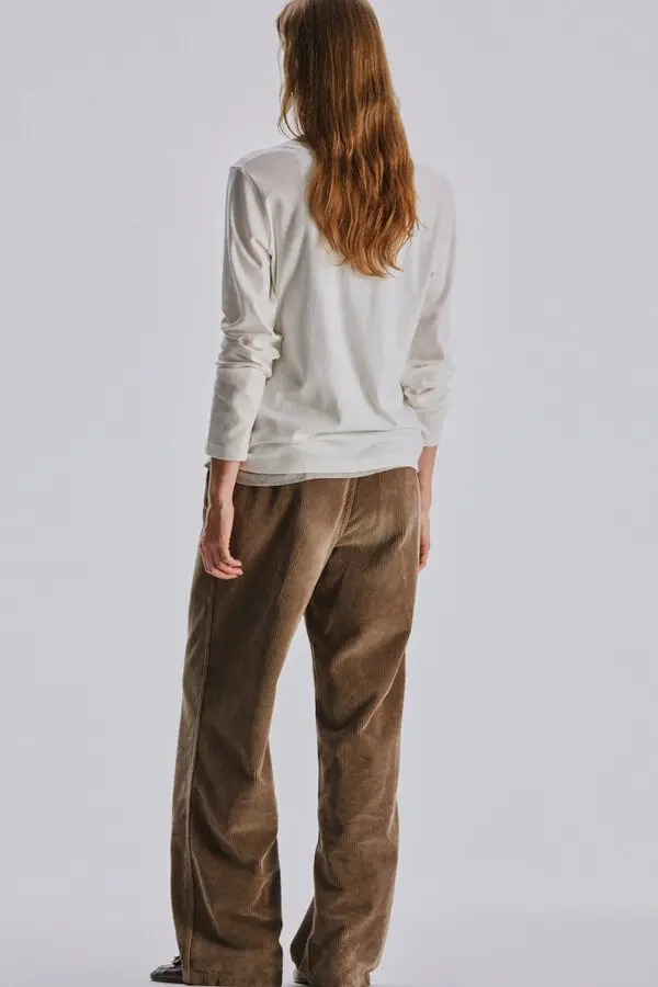 THE ROW Kalto Long Sleeve T-shirt - Off White