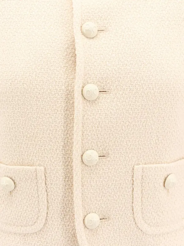 Celine Verneuil Cashmere Tweed Jacket